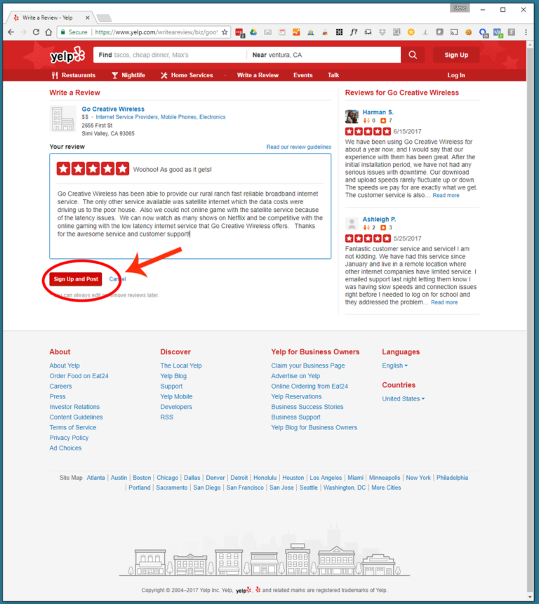 Review Us On Yelp | Instructions To Rate Businesses On Yelp